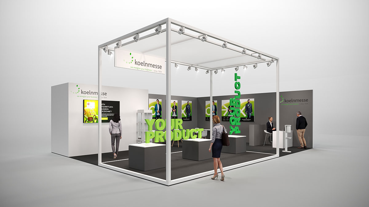 Modular stand Cube Detail | Anuga