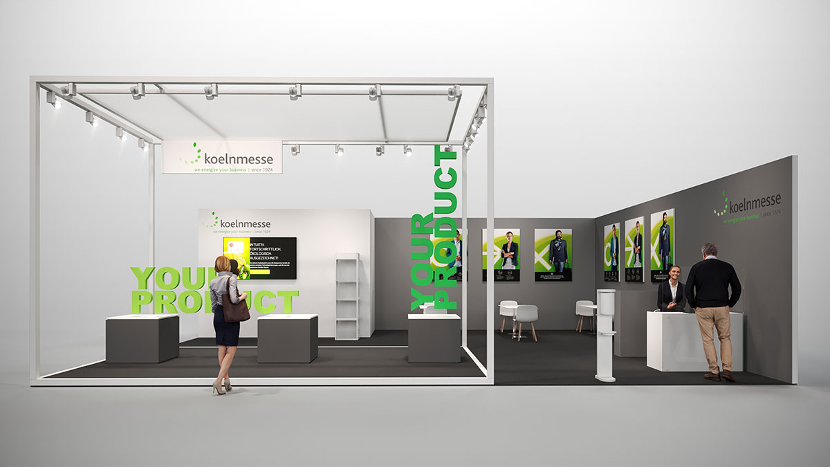 Modular stand Cube Detail | Anuga