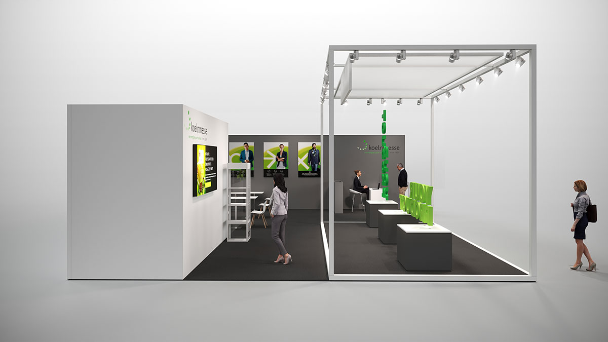 Modular stand Cube Detail | Anuga