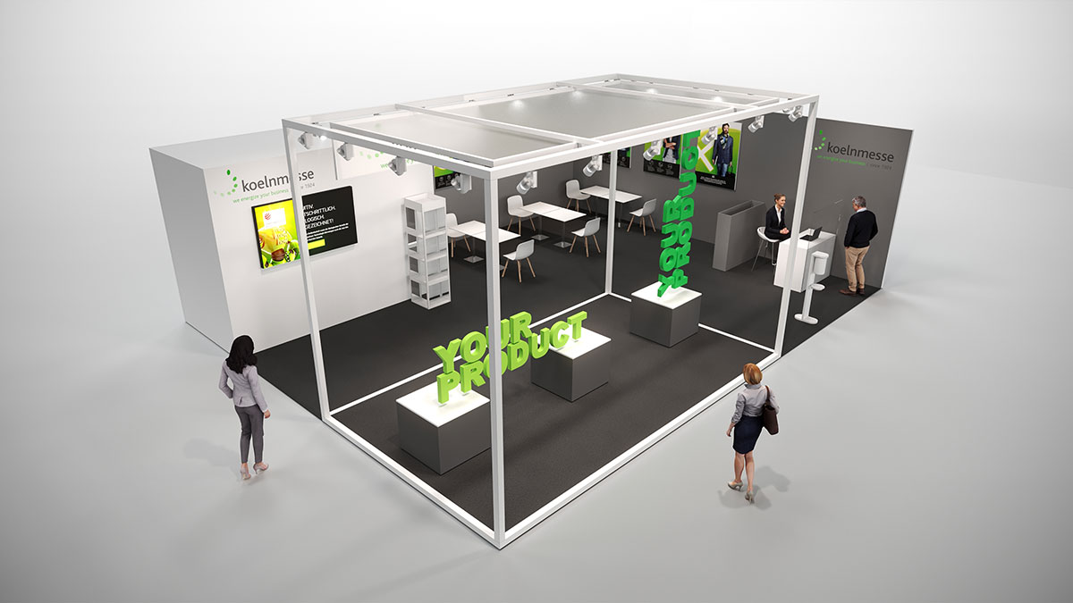 Modular stand Cube Detail | Anuga