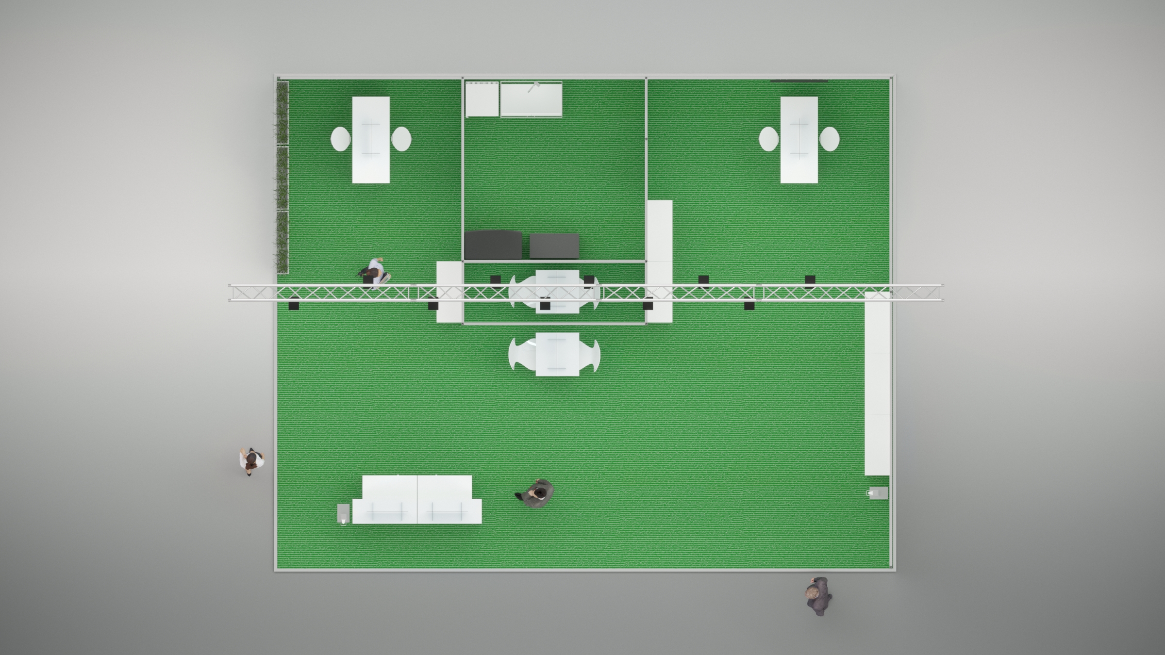 Modular stand Wall detail | IDS